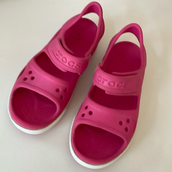 CROCS | Shoes | Girls Pink Croc Sandals | Poshmark